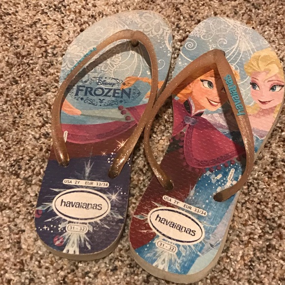 Shoes | Disney Frozen Disney Frozen Havaianas Flip Flops | Poshmark